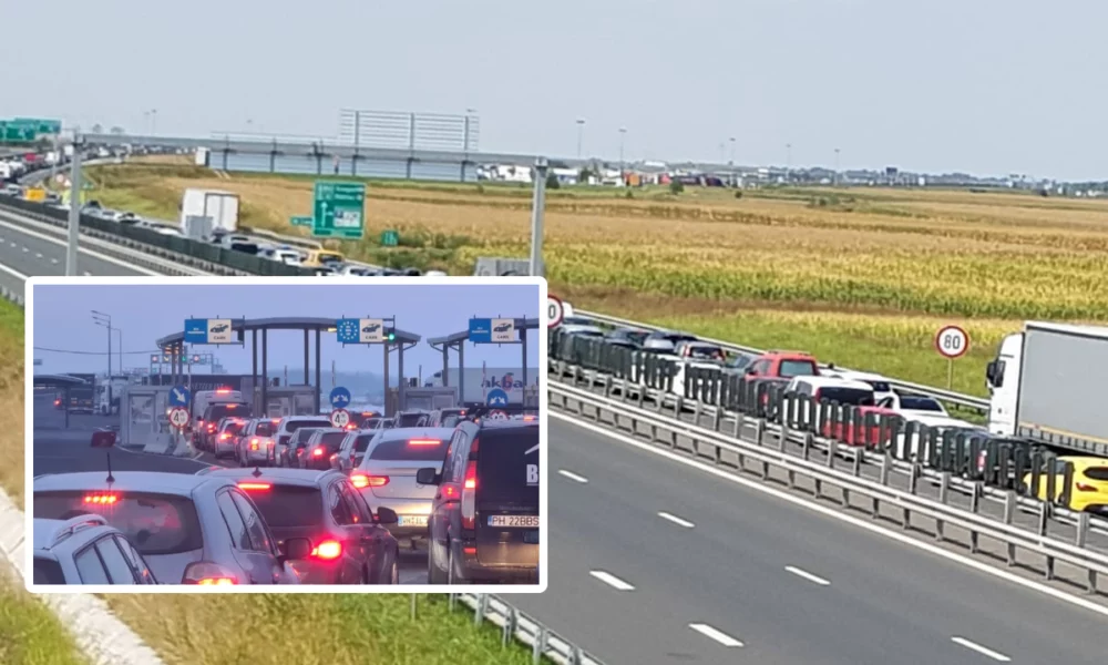 Coșmar la Vama Nădlac 2! Românii prizonieri între benzi, așteptând ore ...